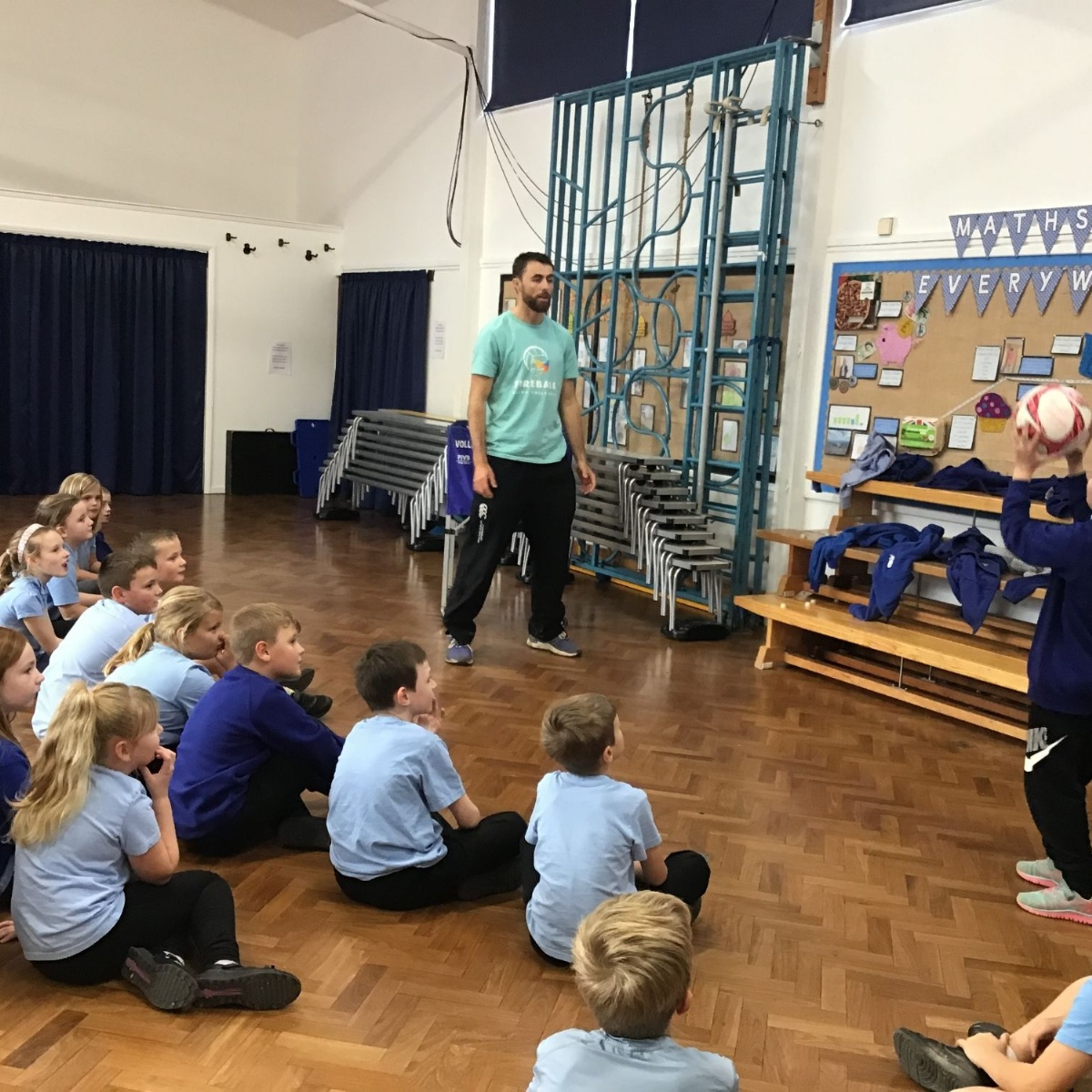 Fremington Primary School - Volleyball in Hawks!